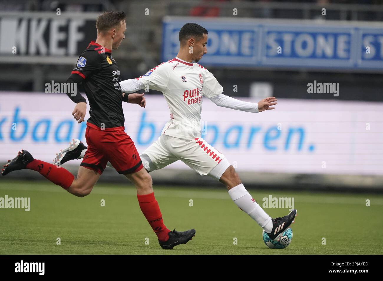 ROTTERDAM - (lr) Julian Baas of sbv Excelsior, Anass Salah-Eddine of FC ...