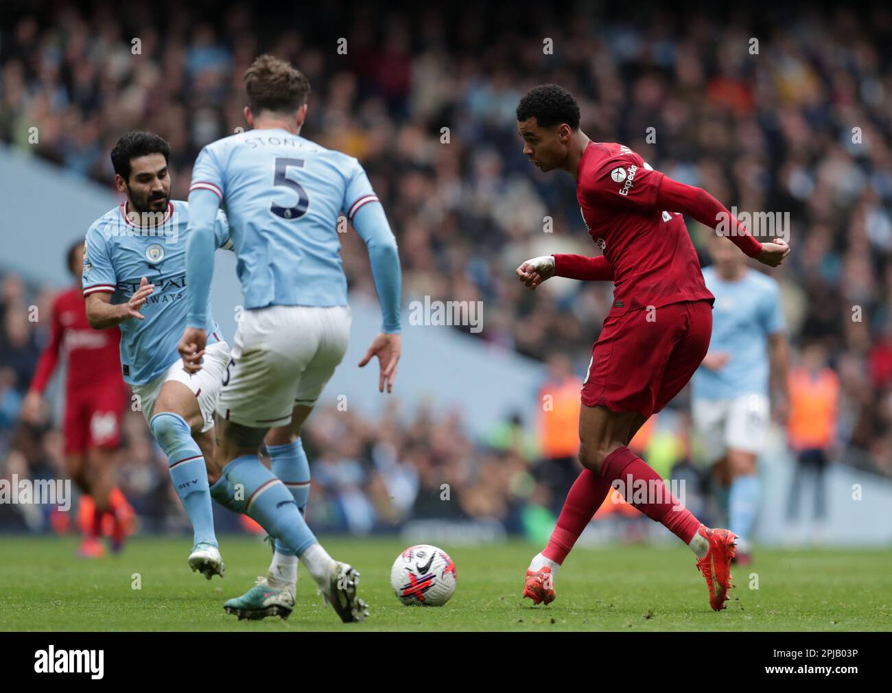 John stones liverpool etihad hi-res stock photography and images - Alamy