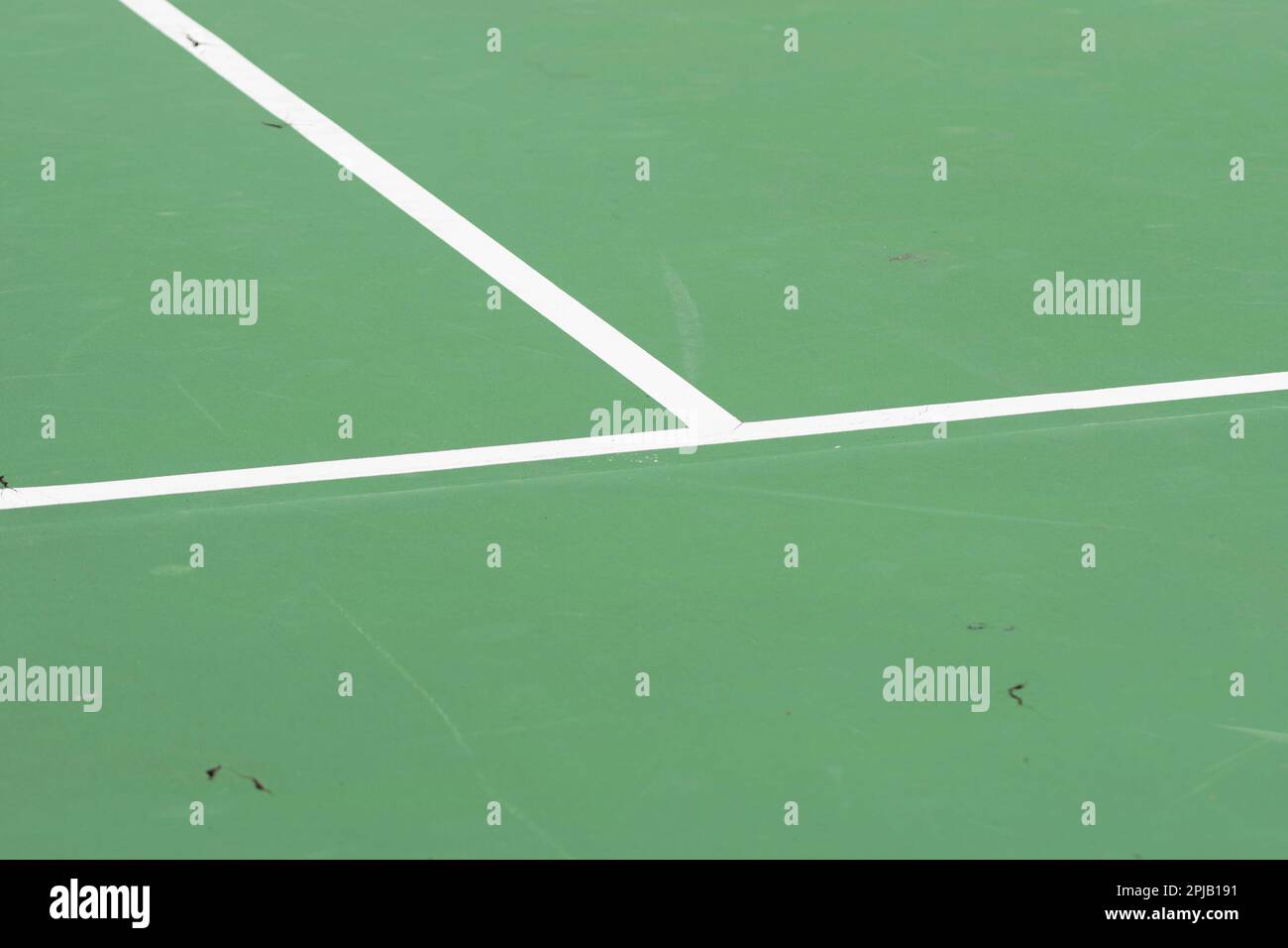 Close Up Lines Of A Tennis Field At Amsterdam The Netherlands 28-3-2023 ...