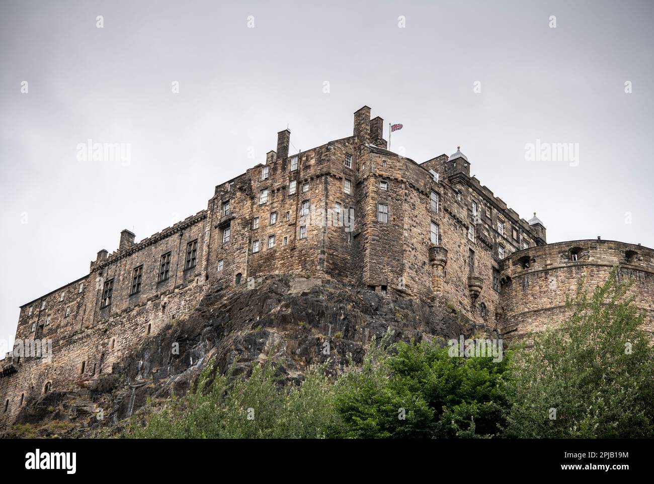 View of Edinburgh Castle in Scotland Stock Photo - Alamy