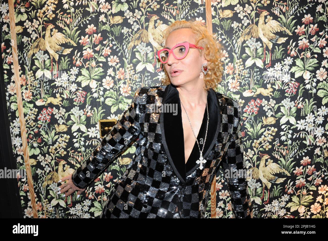 LGBT model, activist and influencer Elton Ilirjani backstage and ...