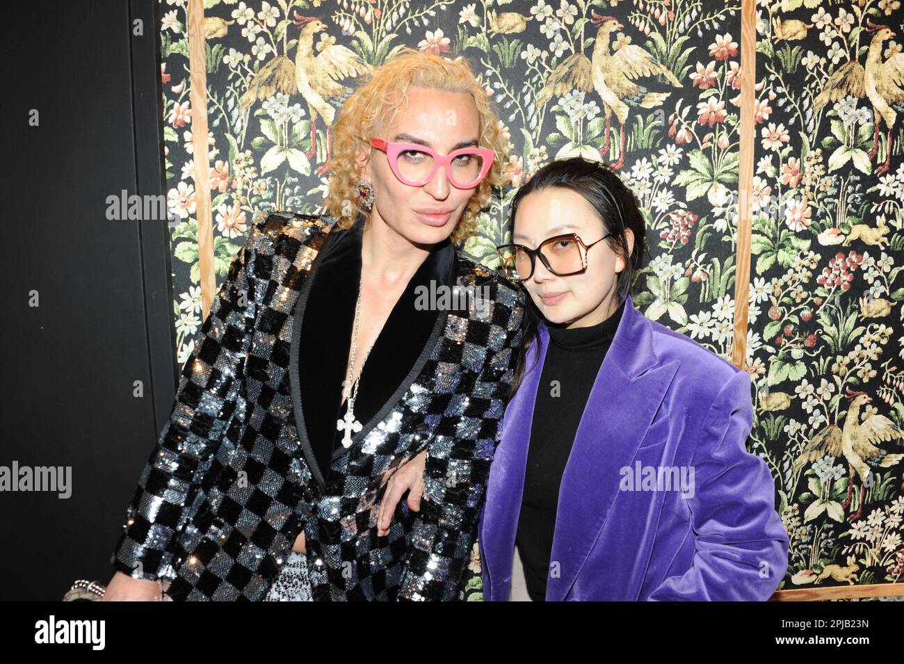 LGBT model, activist and influencer Elton Ilirjani backstage and ...