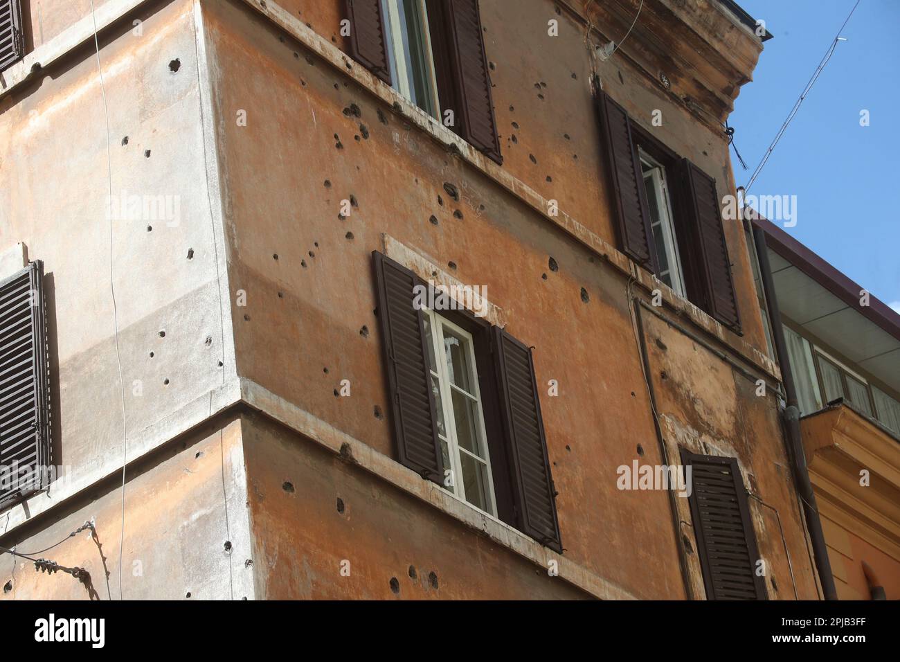 Rome, . 01st Apr, 2023. Rome, Italy 01.04.2023: Via Rasella in the ...
