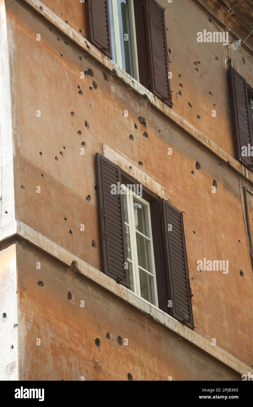 Rome, . 01st Apr, 2023. Rome, Italy 01.04.2023: Via Rasella in the ...