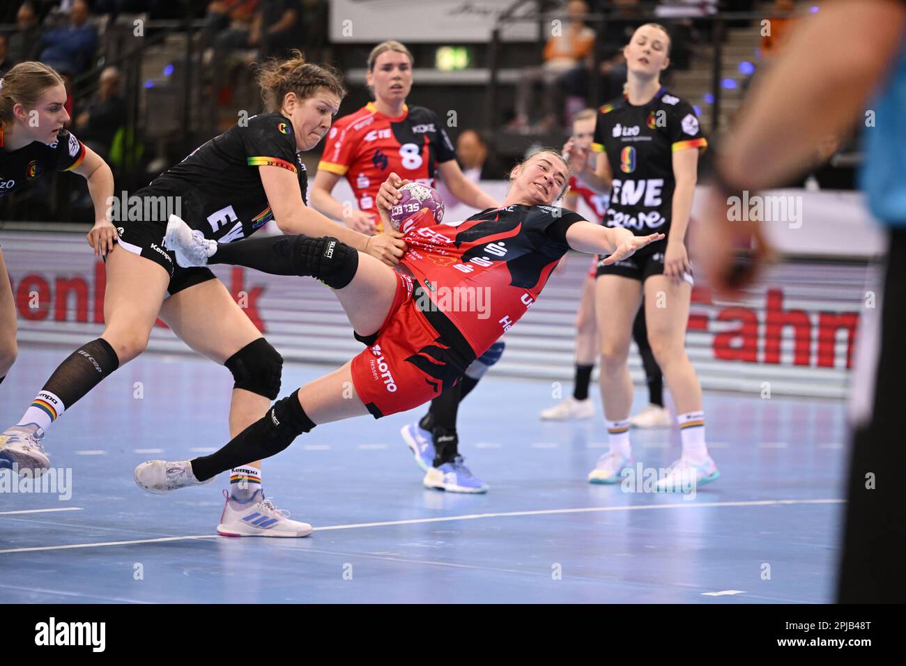Stuttgart, Germany. 01st Apr, 2023. Handball, Women: DHB Cup, HSG ...
