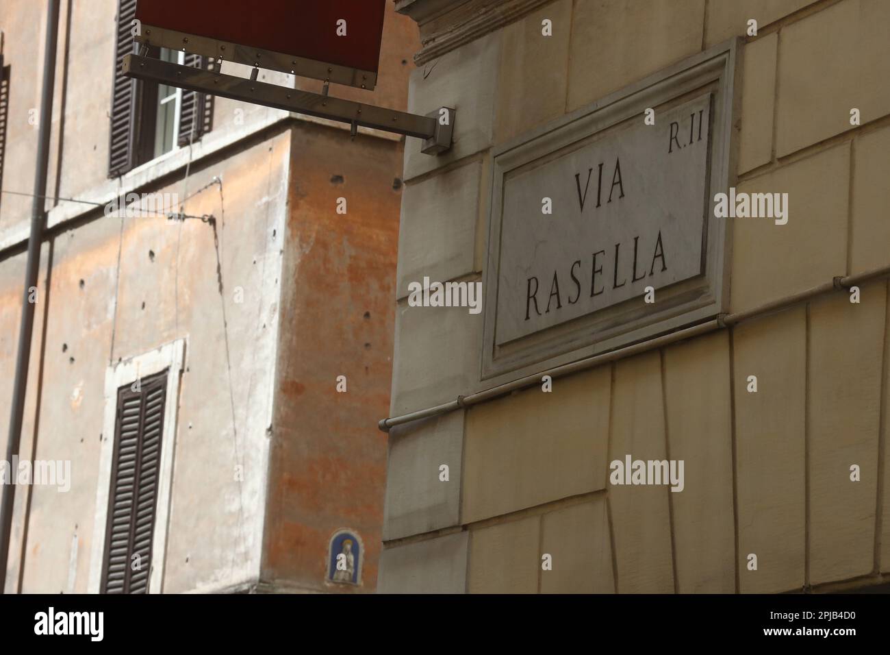 Rome, . 01st Apr, 2023. Rome, Italy 01.04.2023: Via Rasella in the ...