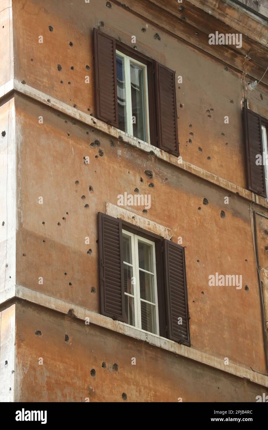 Rome, . 15th Jan, 2023. Rome, Italy 01.04.2023: Via Rasella in the ...