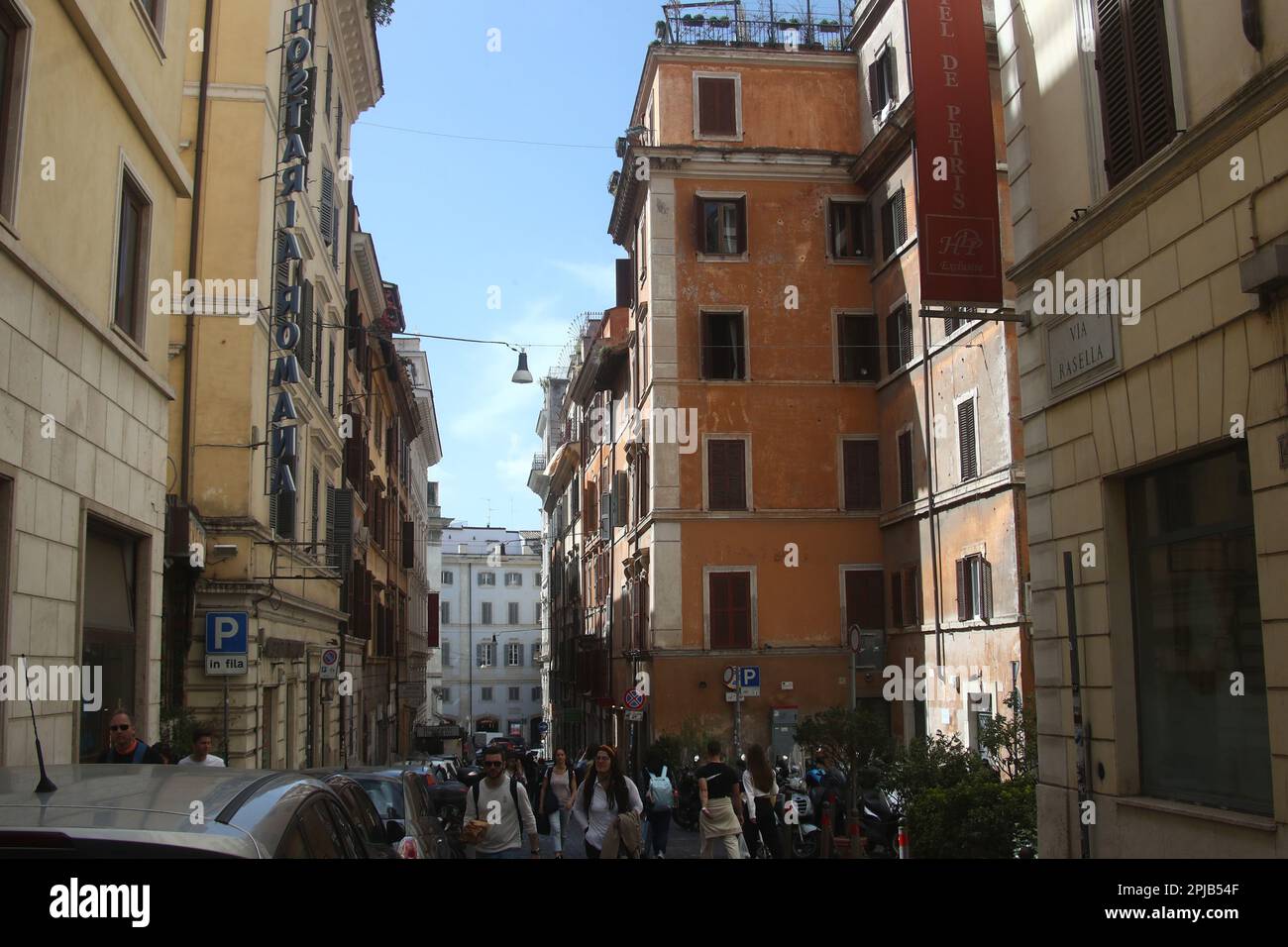 Rome, . 01st Apr, 2023. Rome, Italy 01.04.2023: Via Rasella in the ...