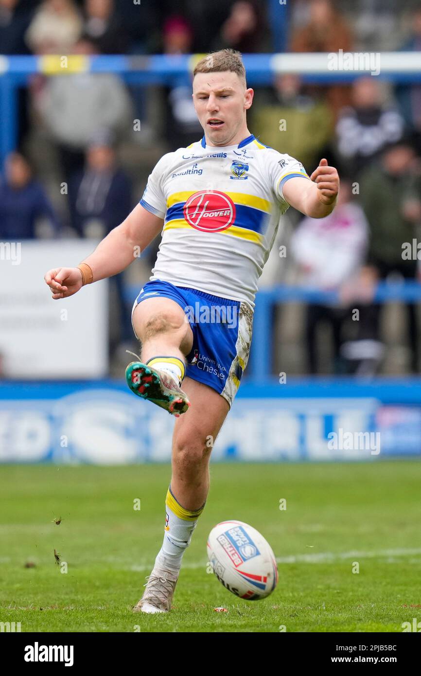 George Williams #6 of Warrington Wolves during the Betfred Super League ...
