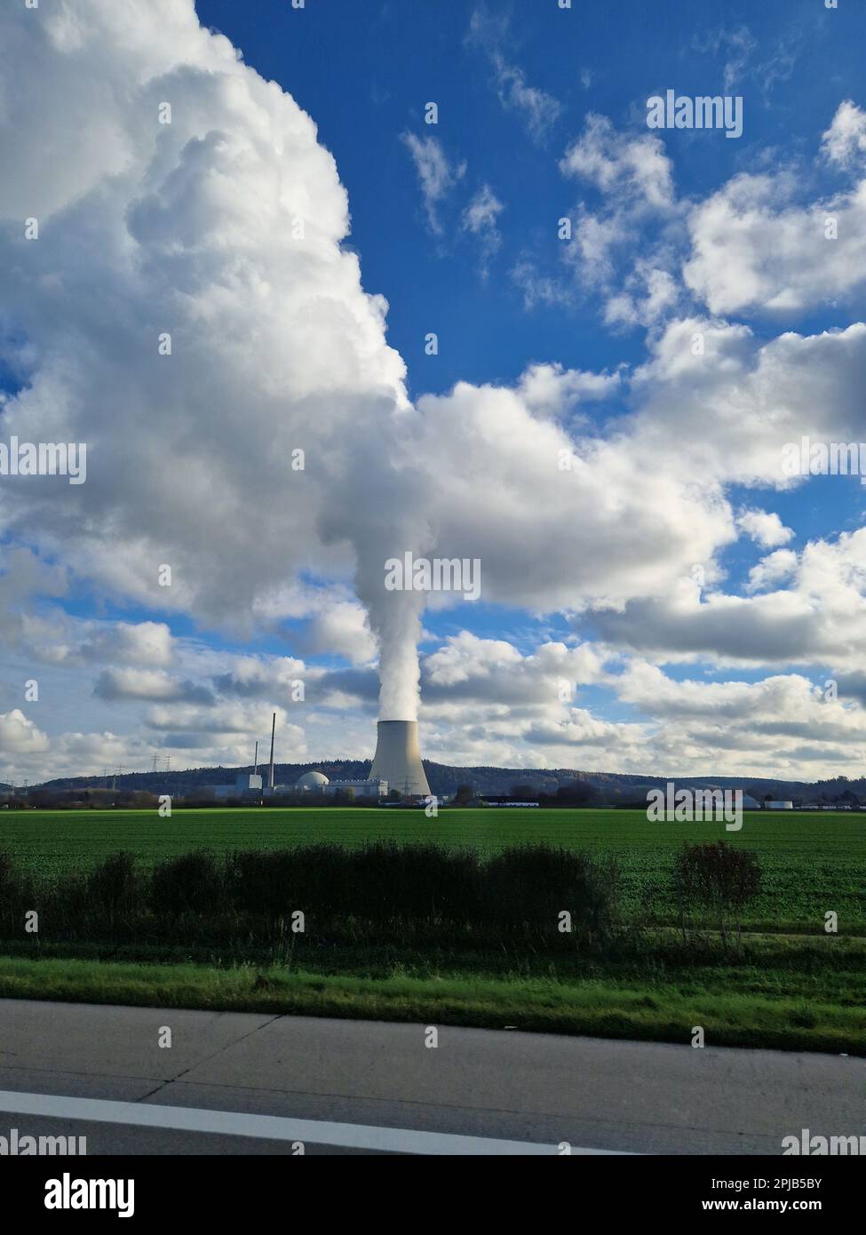 Nuclear power plant chimney hi-res stock photography and images - Alamy