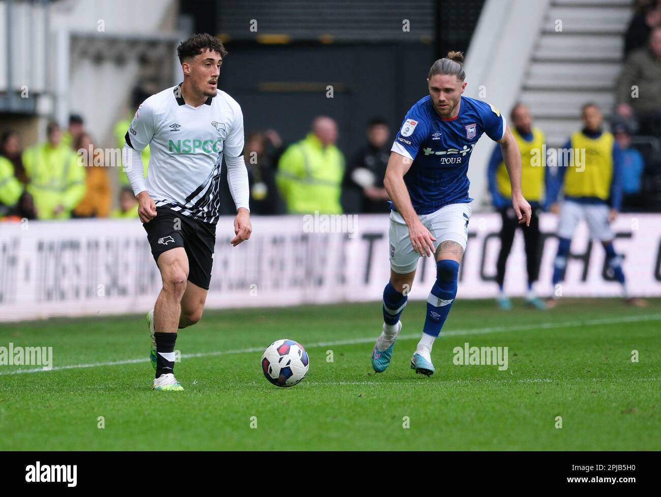 Pride Park, Derby, Derbyshire, UK. 1st Apr, 2023. League One Football ...