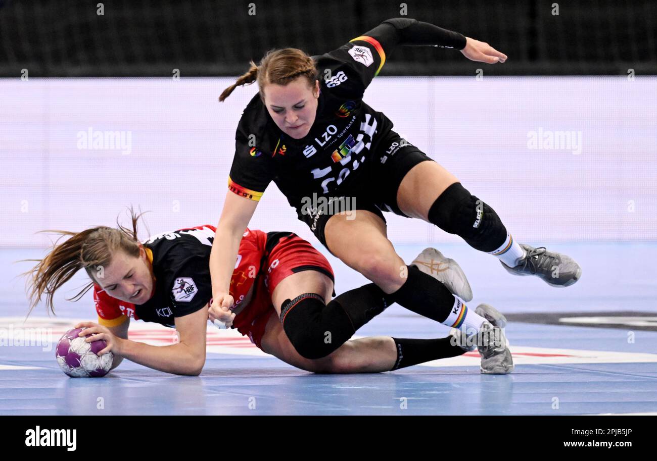 Stuttgart, Germany. 01st Apr, 2023. Handball, Women: DHB Cup, HSG ...