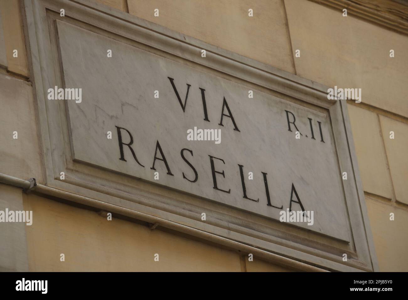 Rome, . 01st Apr, 2023. Rome, Italy 01.04.2023: Via Rasella in the ...
