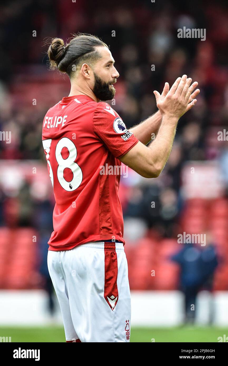 The City Ground, Nottingham, UK. 1st Apr, 2023. Premier League Football ...