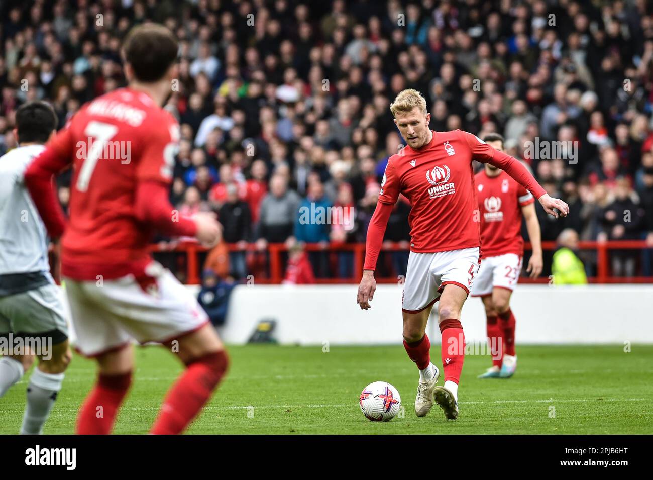 The City Ground, Nottingham, UK. 1st Apr, 2023. Premier League Football ...