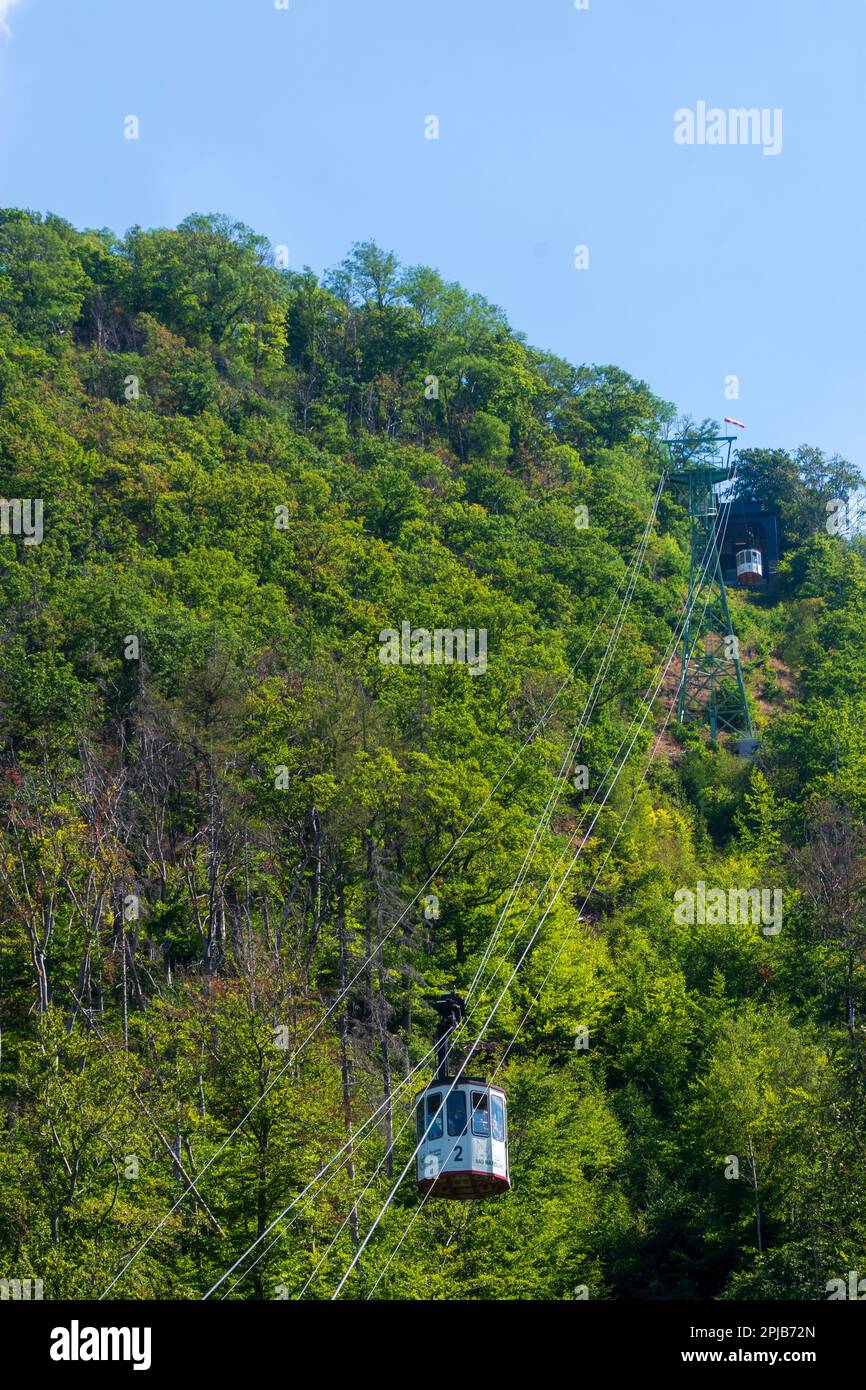 Bad Harzburg: Burgberg Cable Car in Harz, Niedersachsen, Lower Saxony ...
