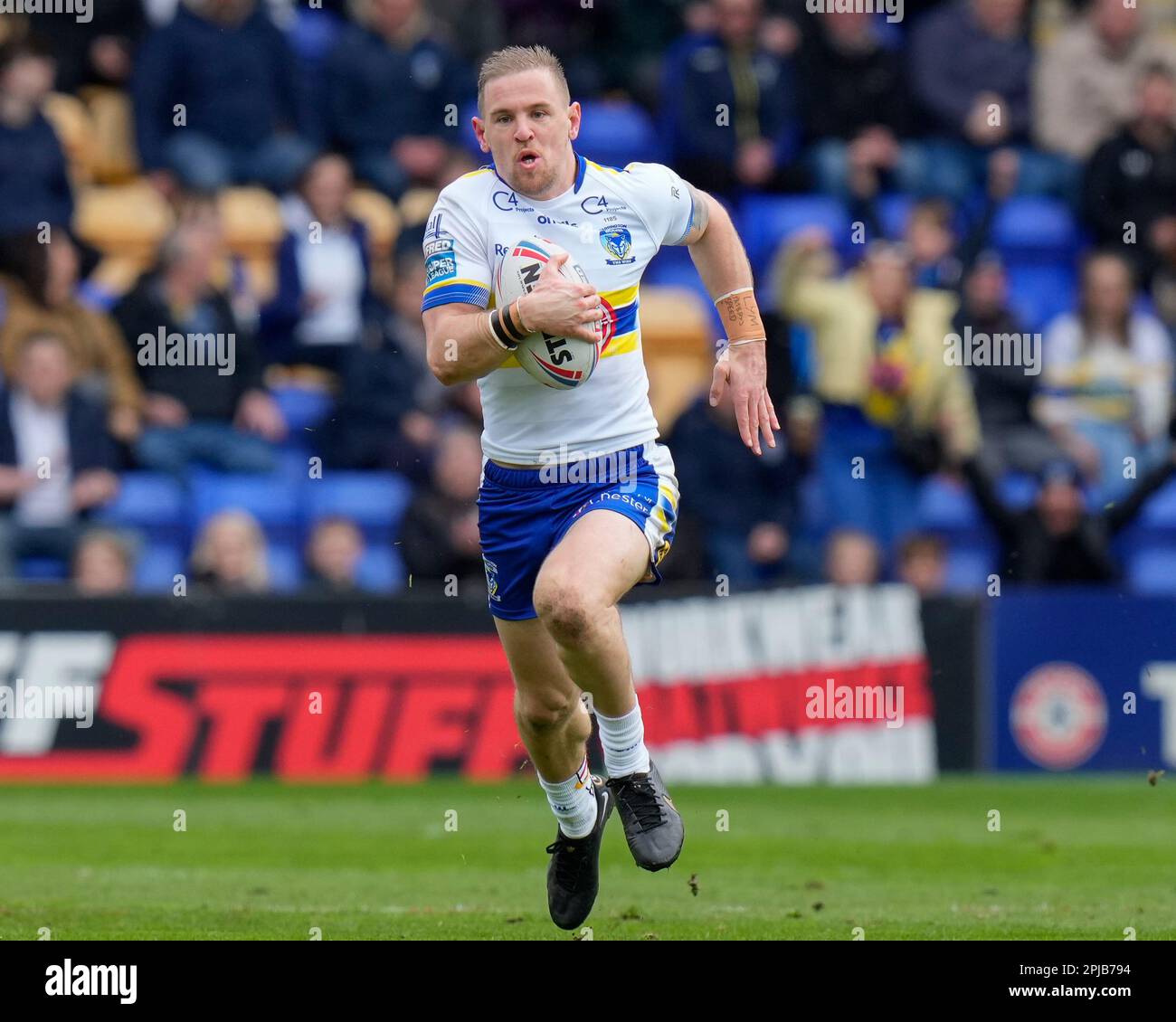 Warrington, UK. 01st Apr, 2023. Matt Dufty #1 of Warrington Wolves ...