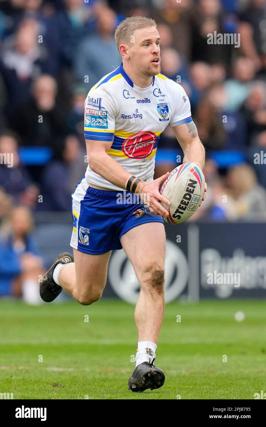 Matt Dufty #1 of Warrington Wolves during the Betfred Super League ...