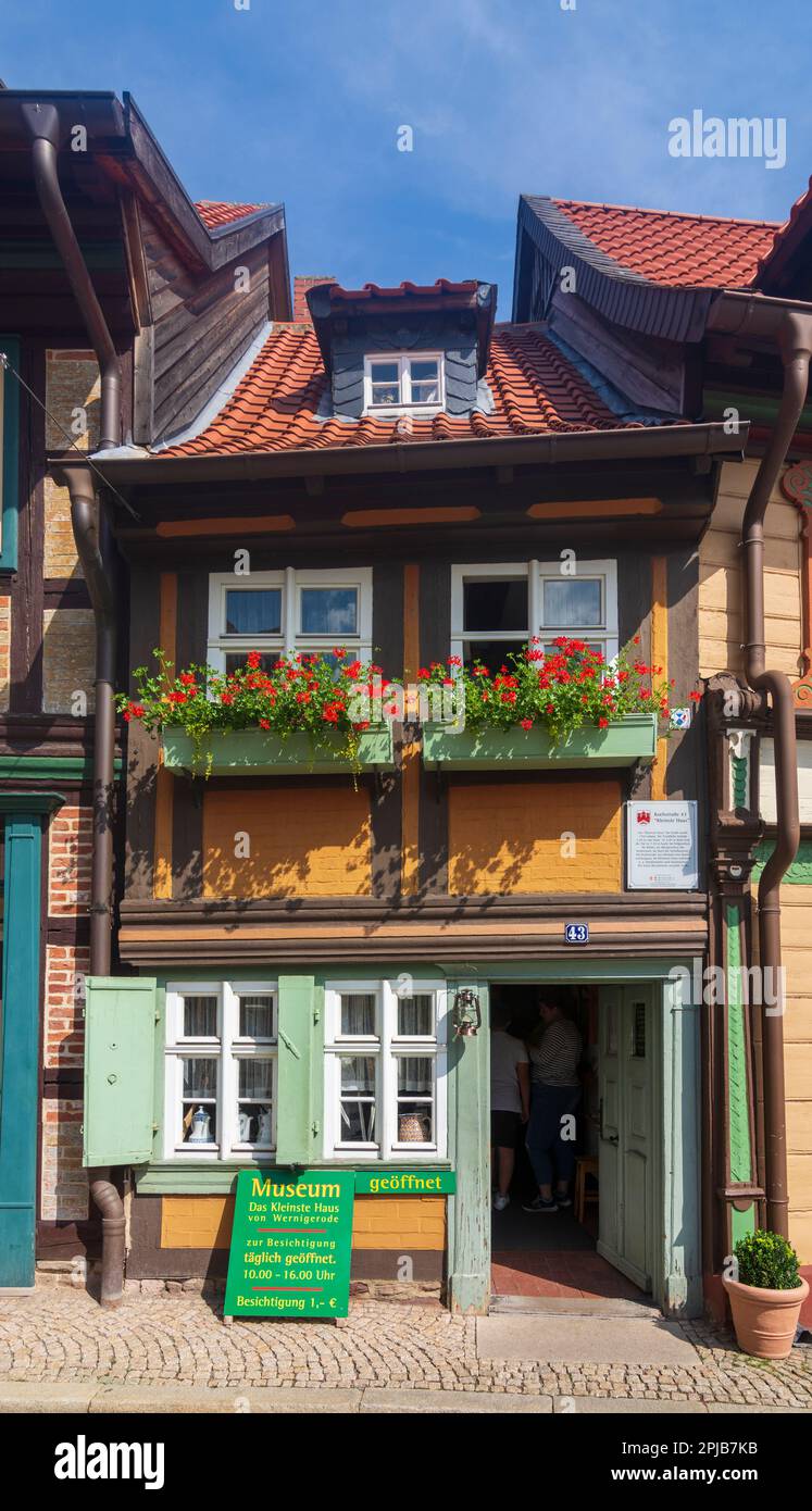 Wernigerode: Museum "Das kleinste Haus von Wernigerode" ("The smallest ...