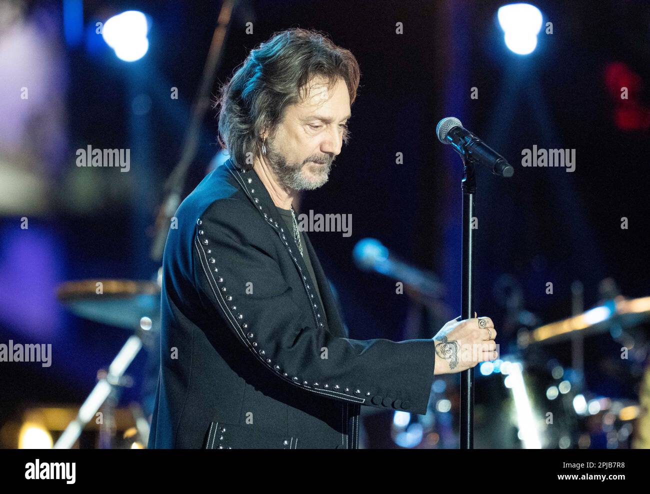 Austin Texas USA, March 31 2023: Chris Robinson, lead singer of The ...