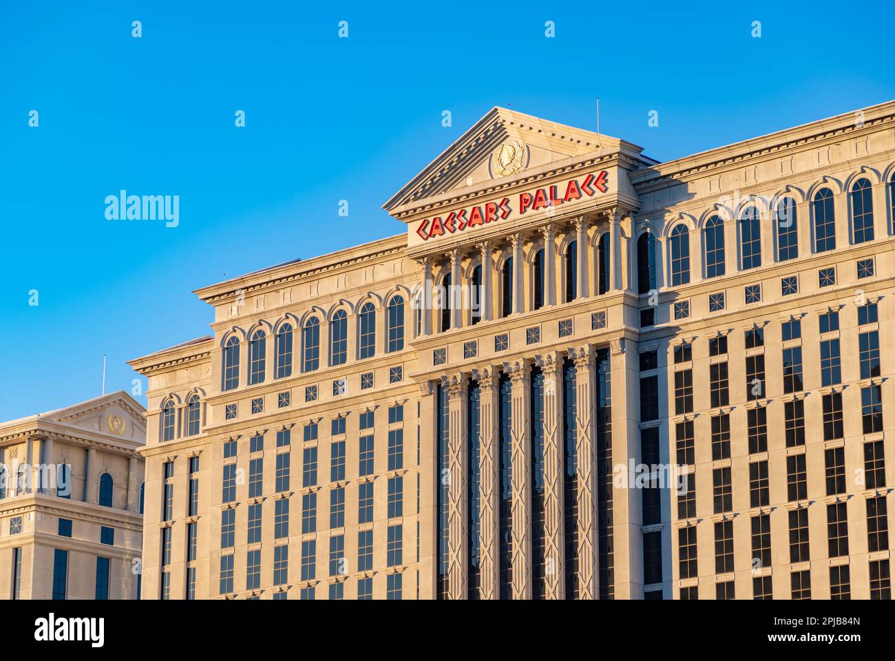 A picture of the Caesars Palace facade Stock Photo - Alamy