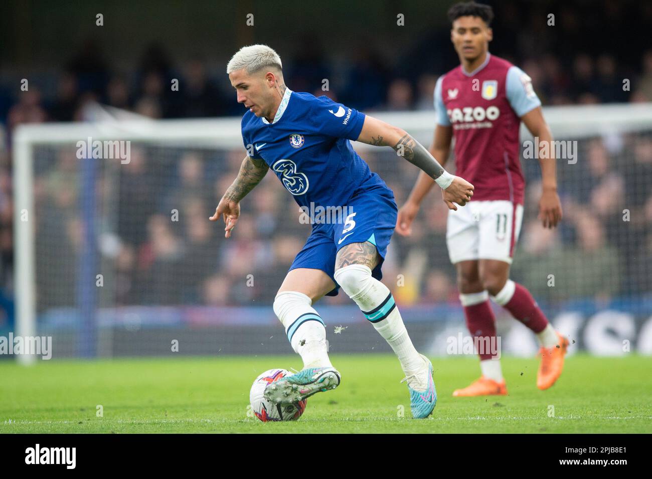 London, UK. 01st Apr, 2023. Enzo Fernandez of Chelsea during the ...