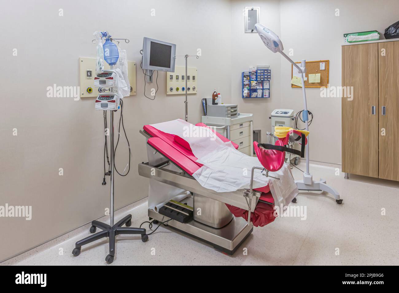 Gynecology in the clinic gynecology room, interior of the genicology ...