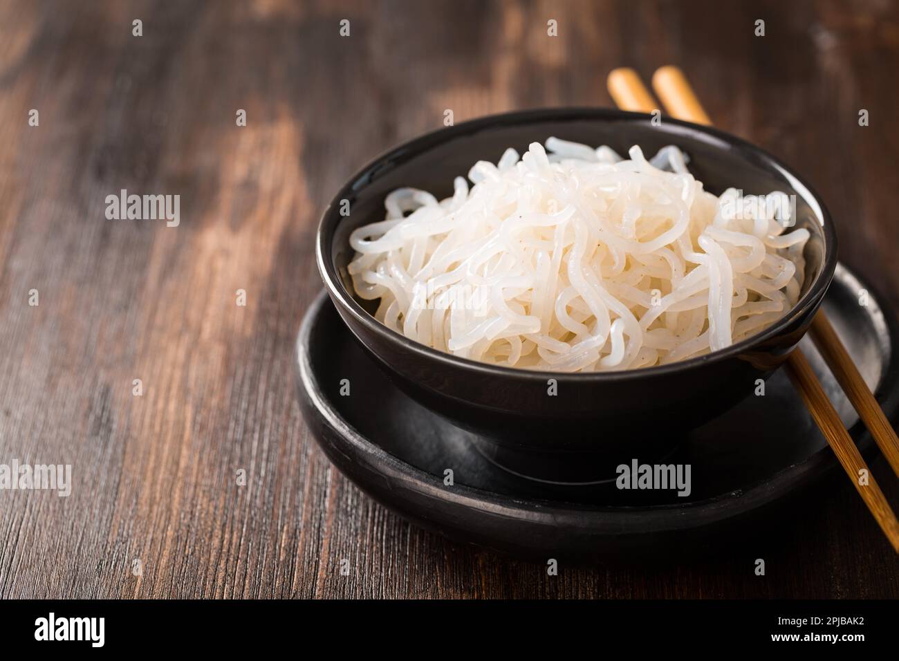Shirataki noodles (Konjac) - japanese food Stock Photo - Alamy