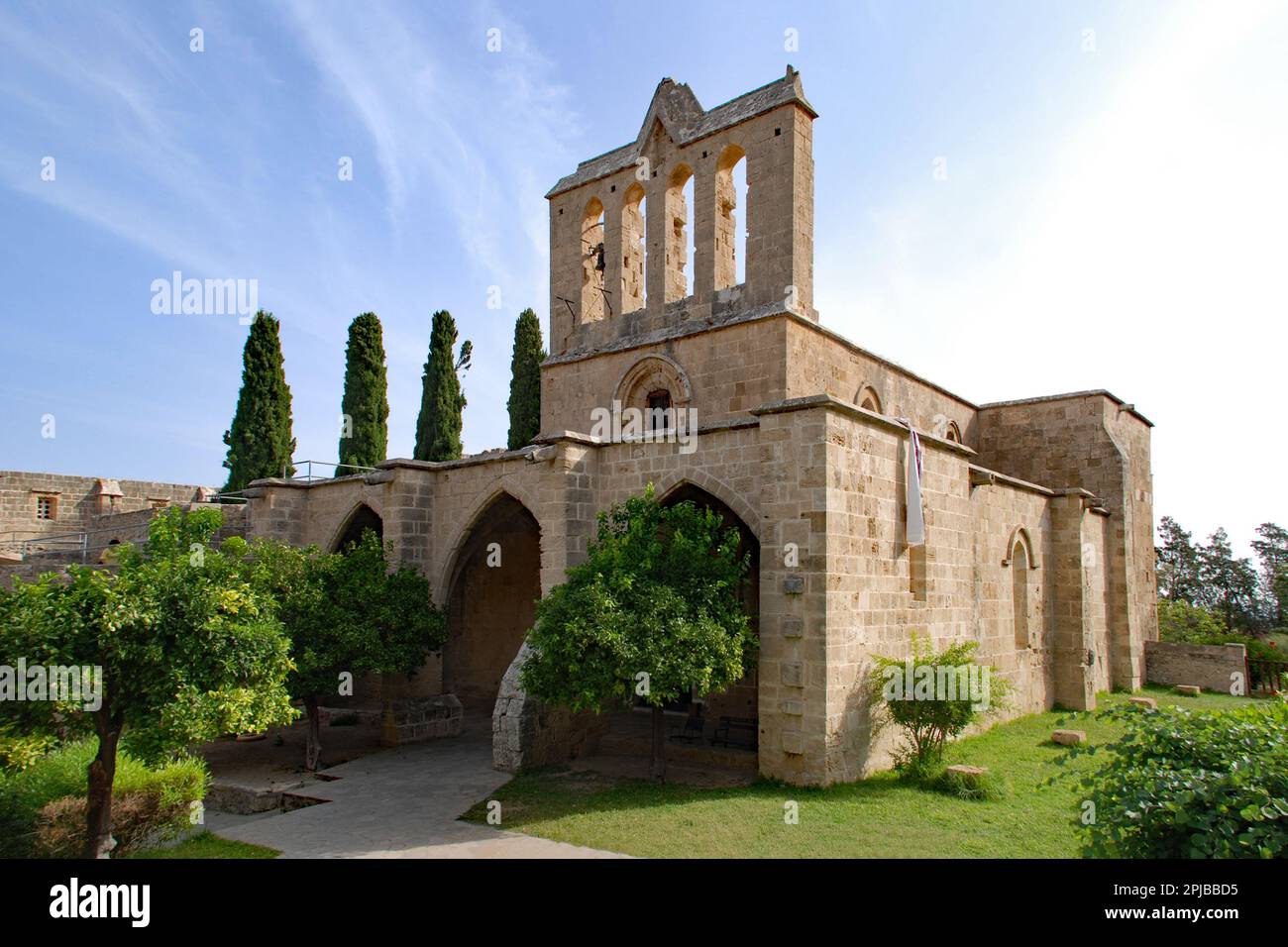 Bellapais Abbey, a remarkable example of monastic Gothic architecture ...