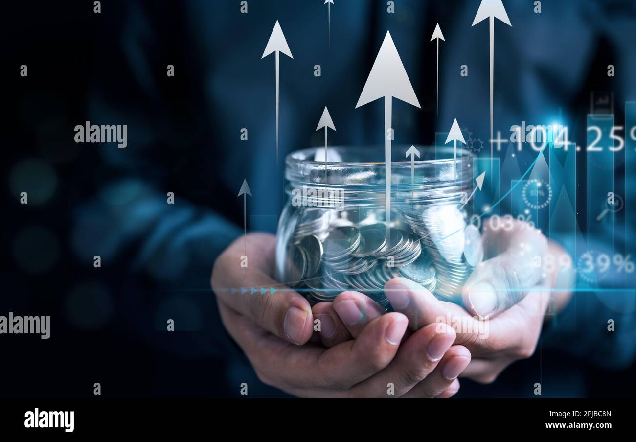 Coin Upper sign. Growth investing involves taking on more risk for ...