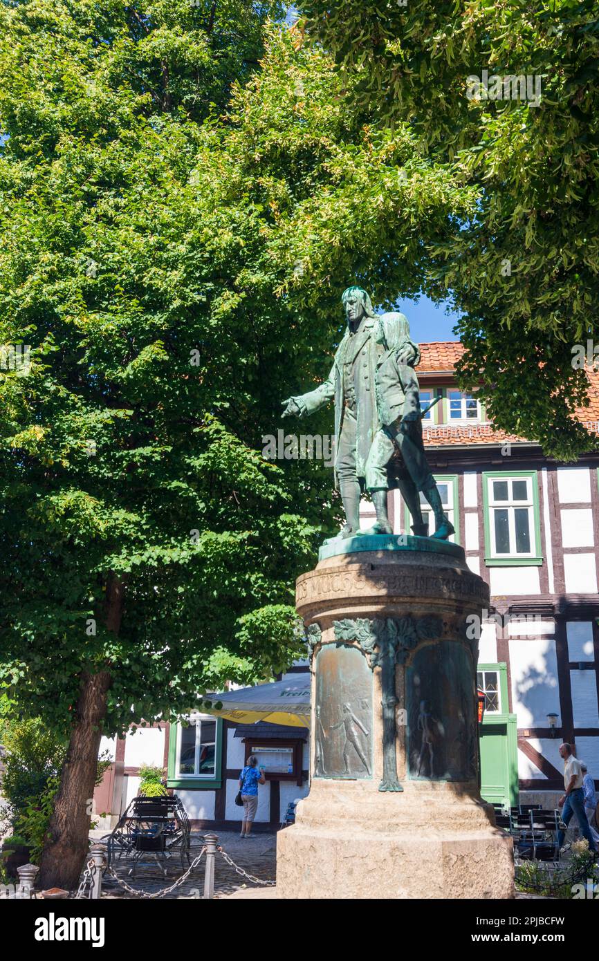 Quedlinburg: GutsMuths memorial for Johann Christoph Friedrich ...