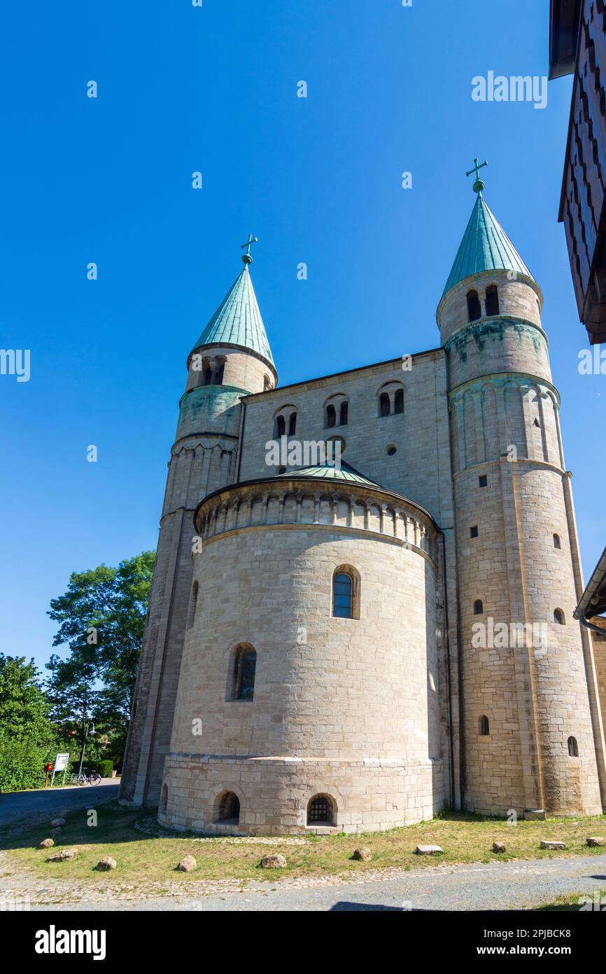 Quedlinburg: church Stiftskirche St. Cyriakus in hamlet Gernrode in ...