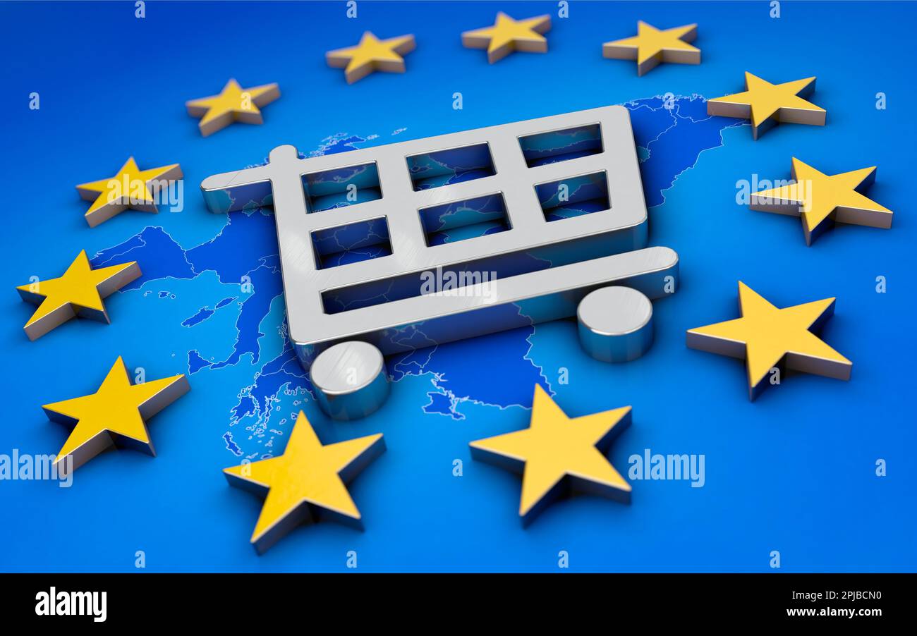 Europe trading zone Stock Photo - Alamy