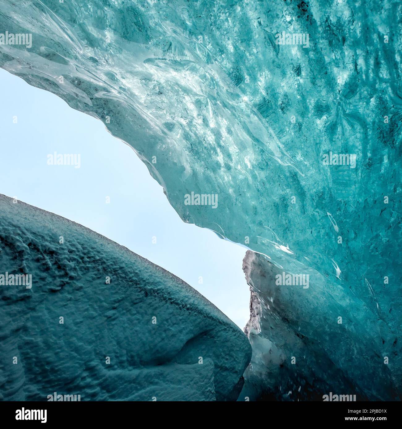 Crystal Ice Cave near Jokulsarlon Stock Photo - Alamy