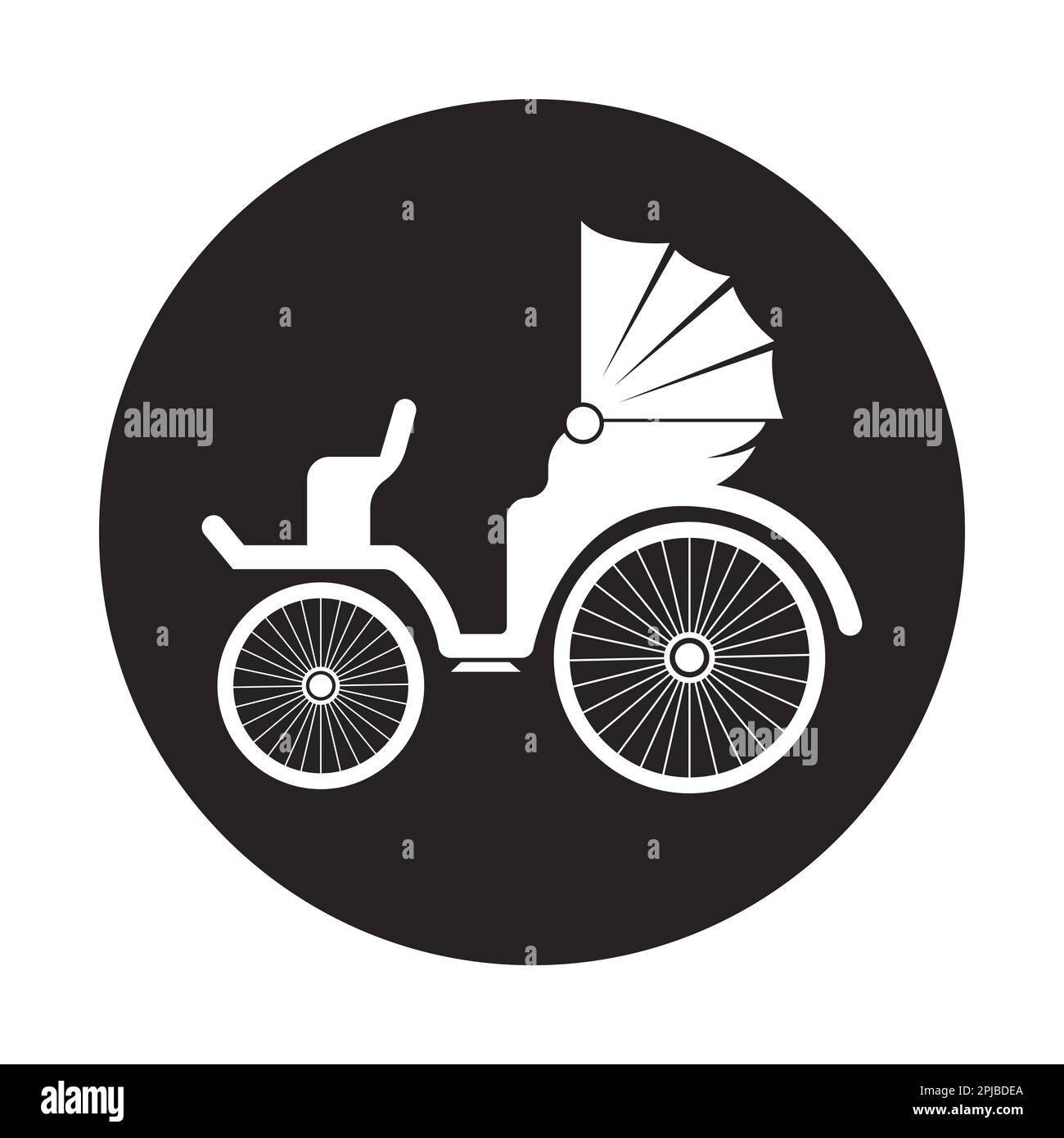Carriage icon vector illustration symbol design Stock Photo - Alamy
