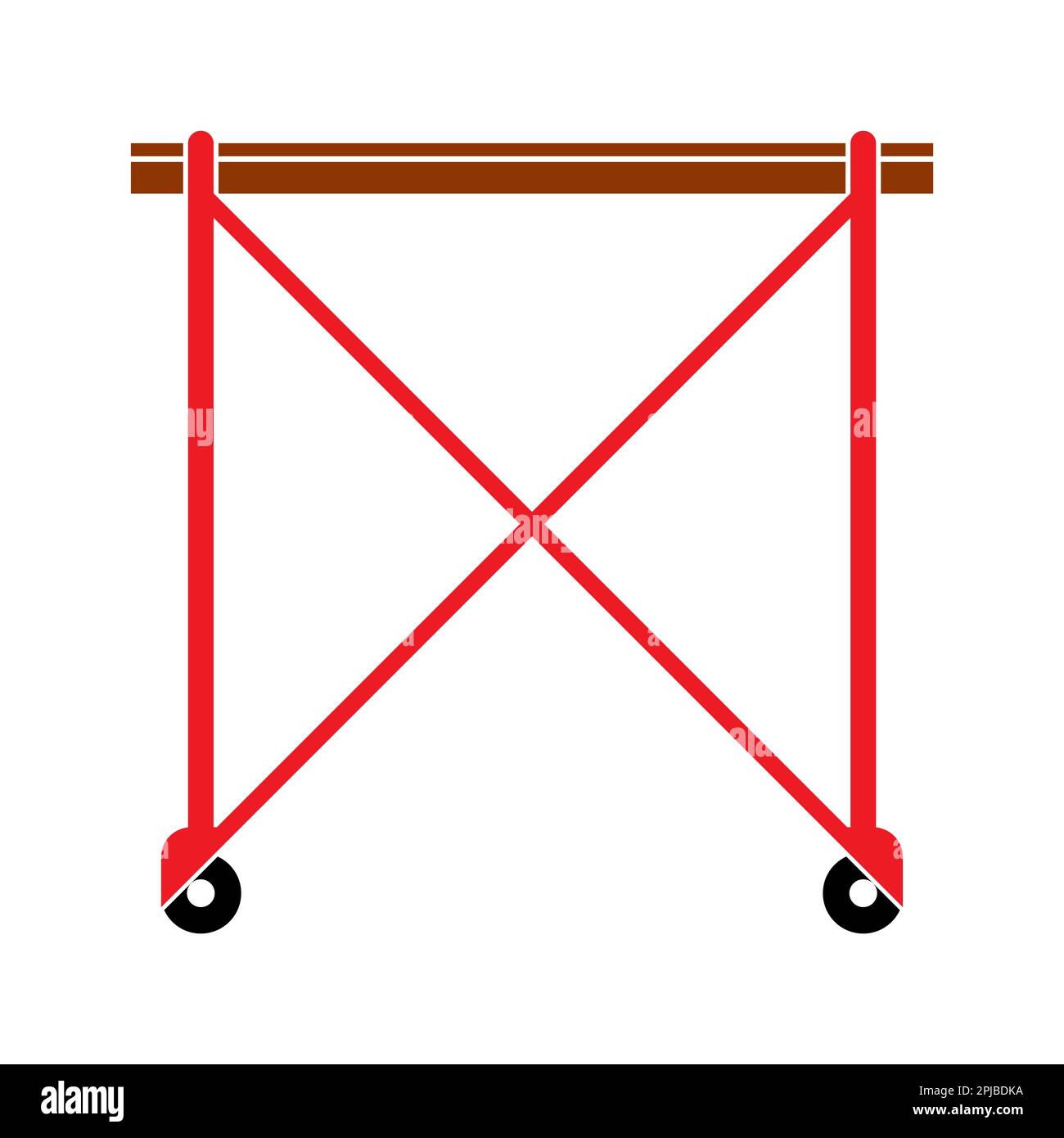 Scaffolding icon vector illustration symbol design Stock Photo - Alamy