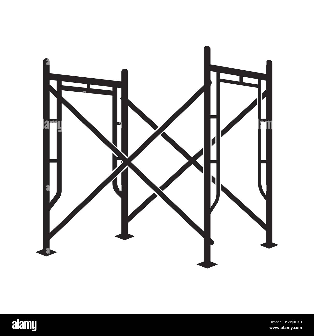 Scaffolding icon vector illustration symbol design Stock Photo - Alamy