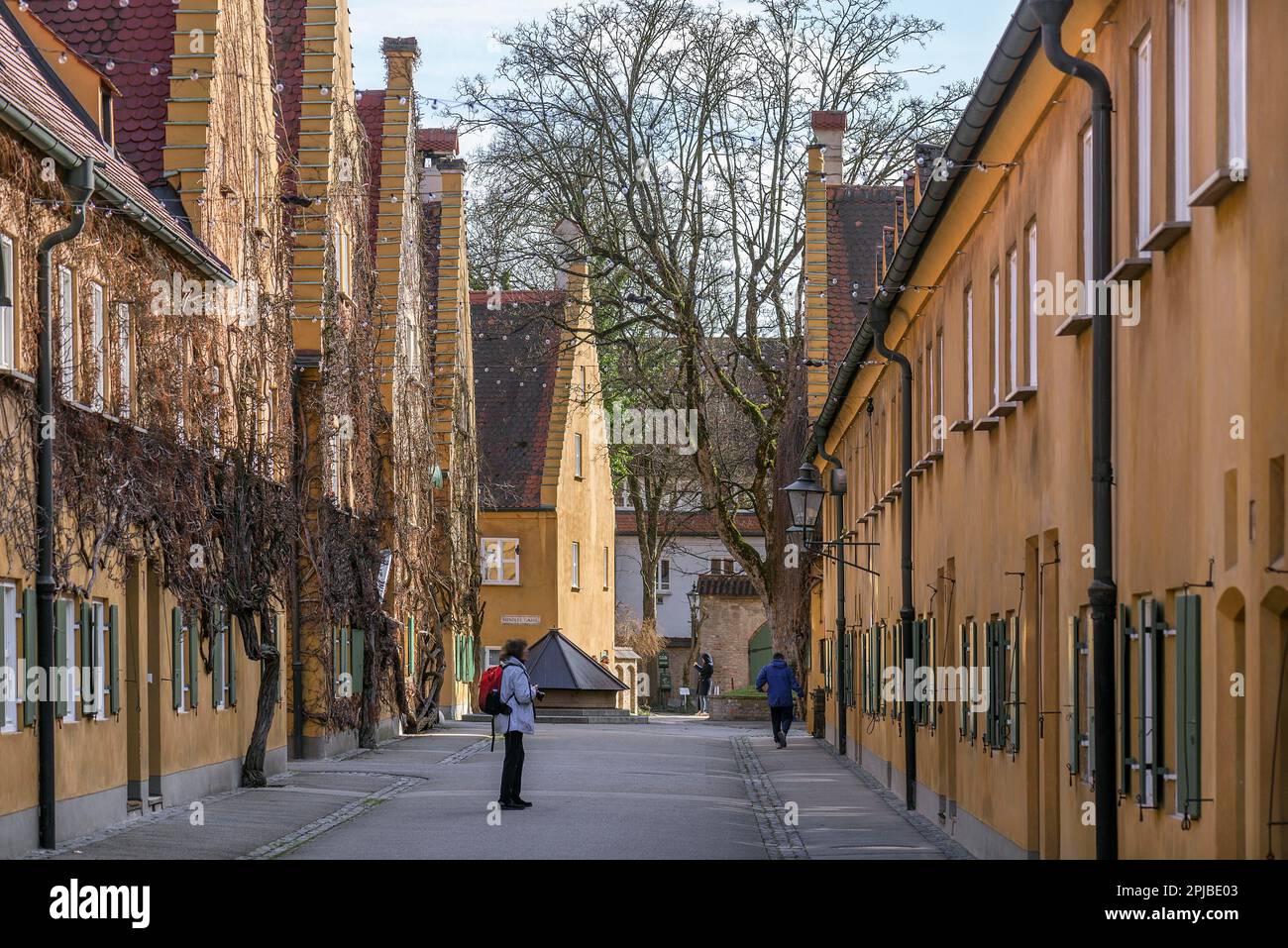 residential houses in the Jakob Fugger Settlement, oldest social ...