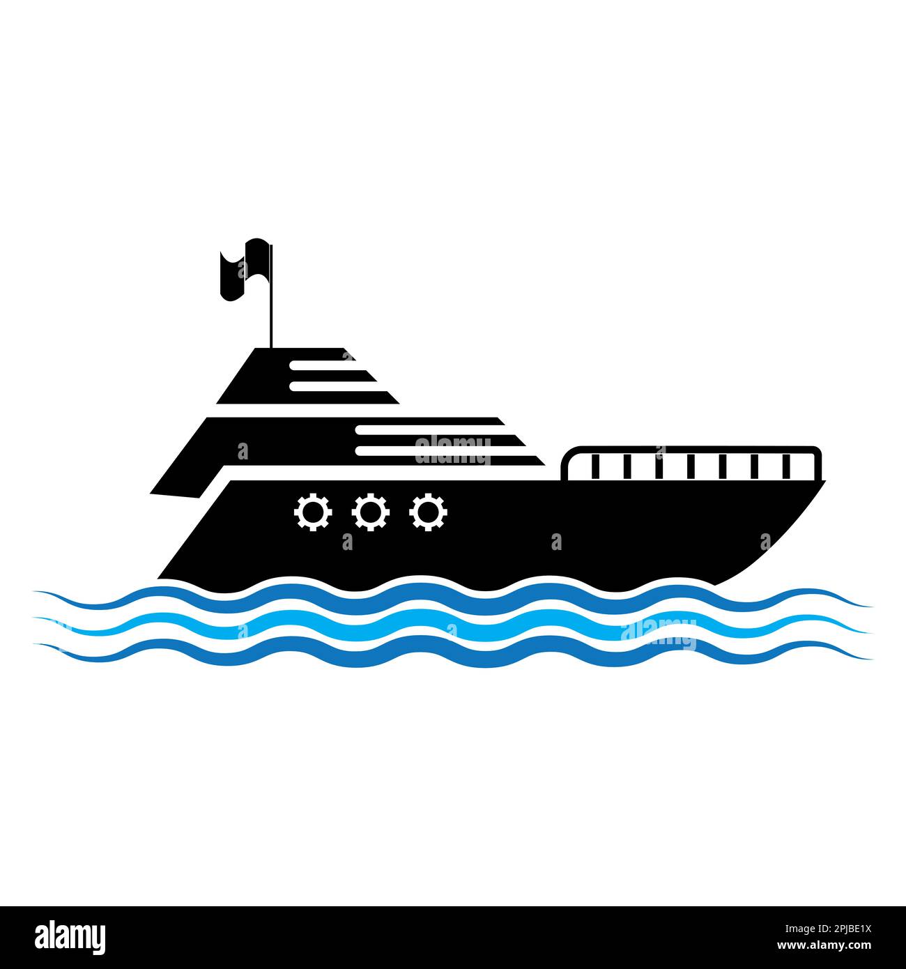 ship icon vector illustration logo template design Stock Photo - Alamy