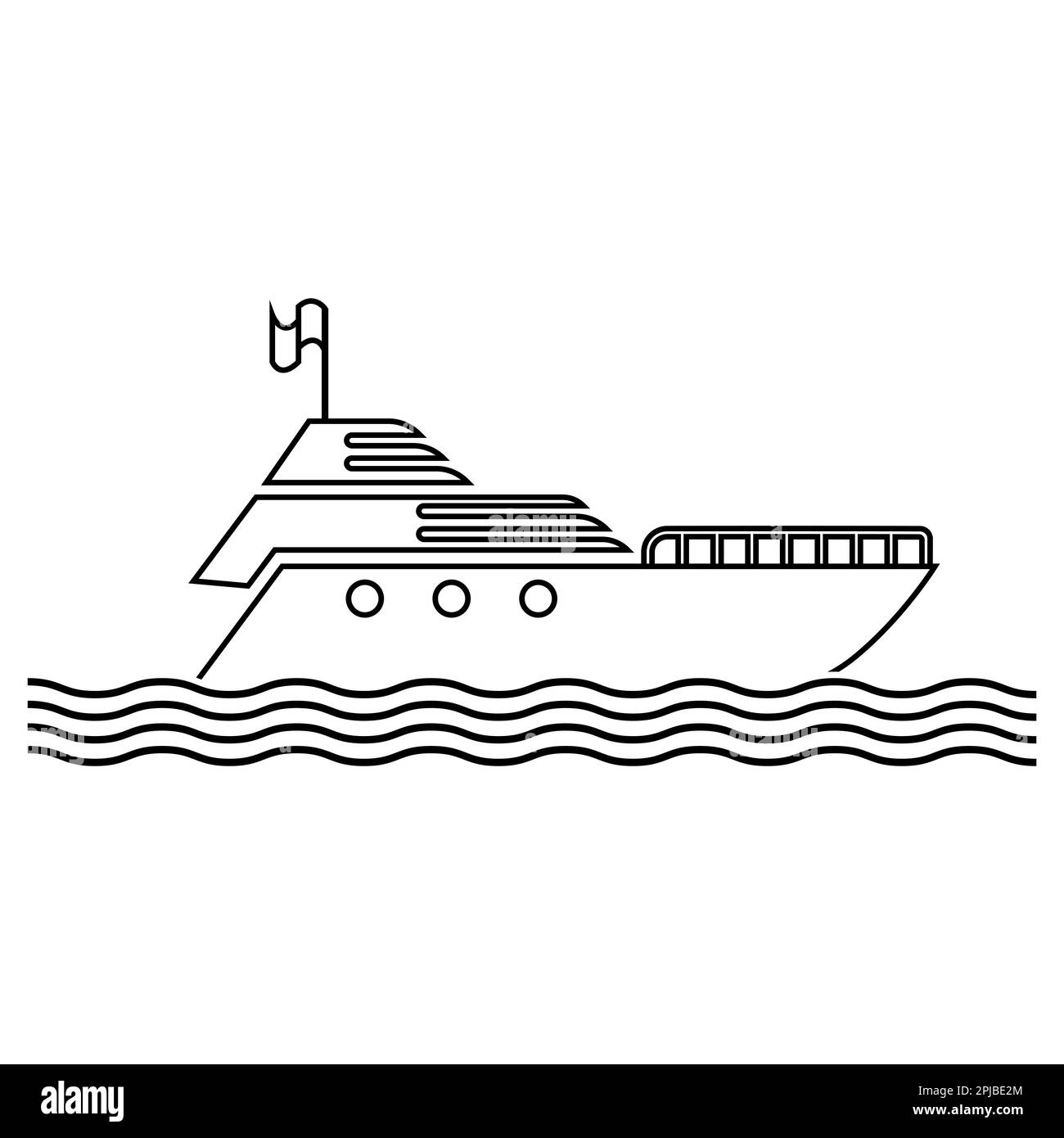 ship icon vector illustration logo template design Stock Photo - Alamy