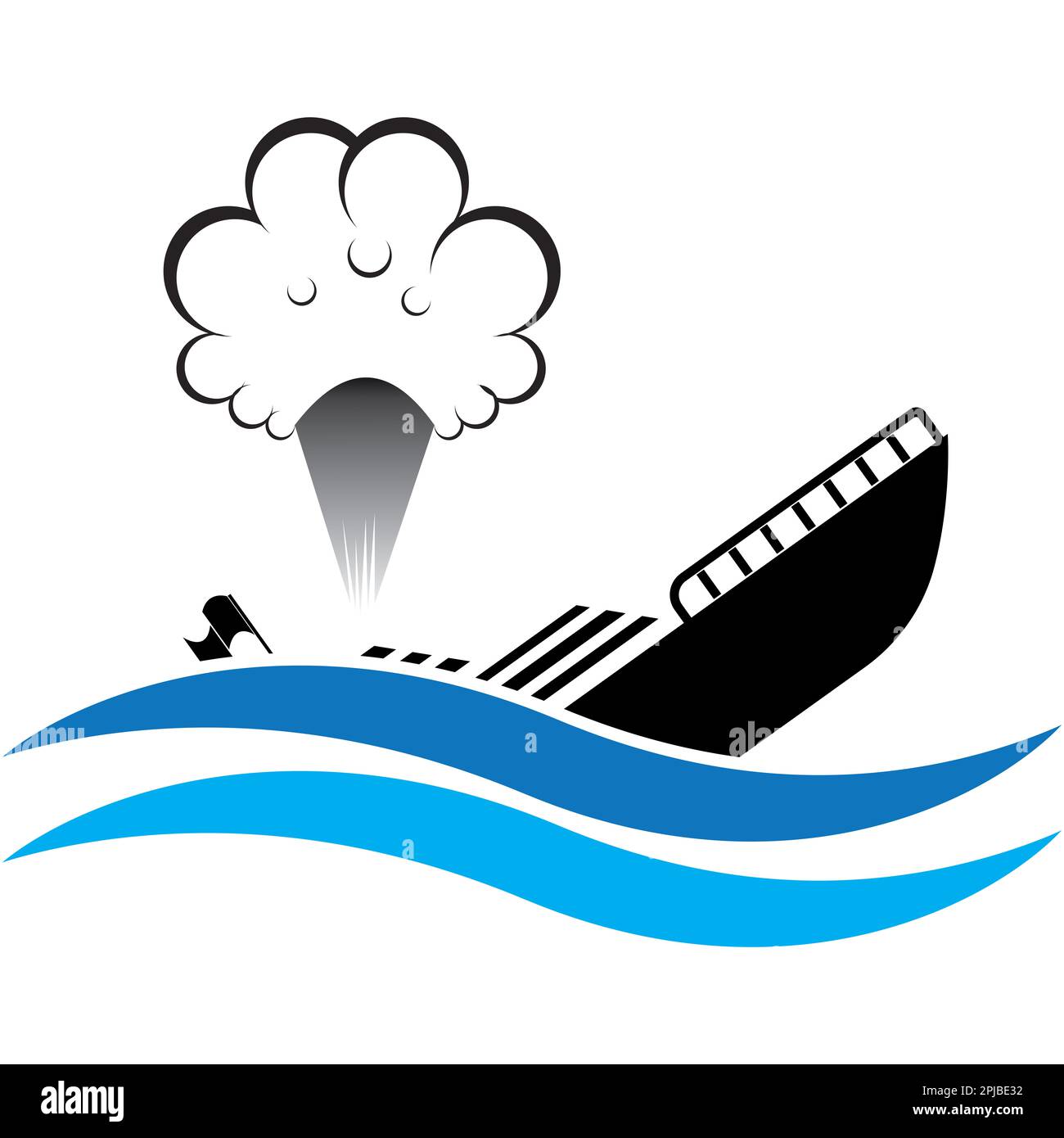 Sinking Ship Clip Art