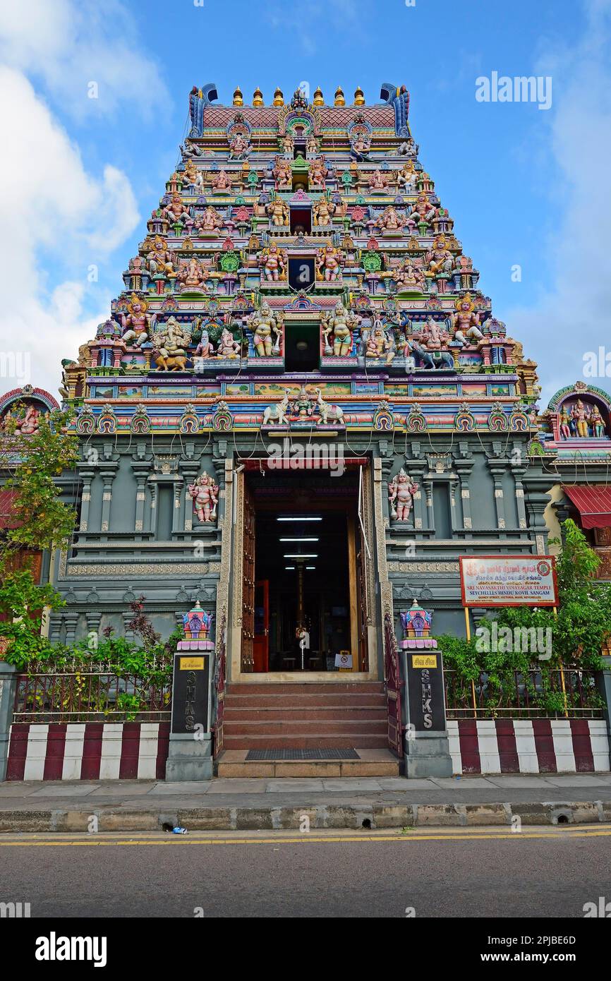 Hindu temple, Arulmigu Navasakti Vinayagar temple, capital Victoria ...