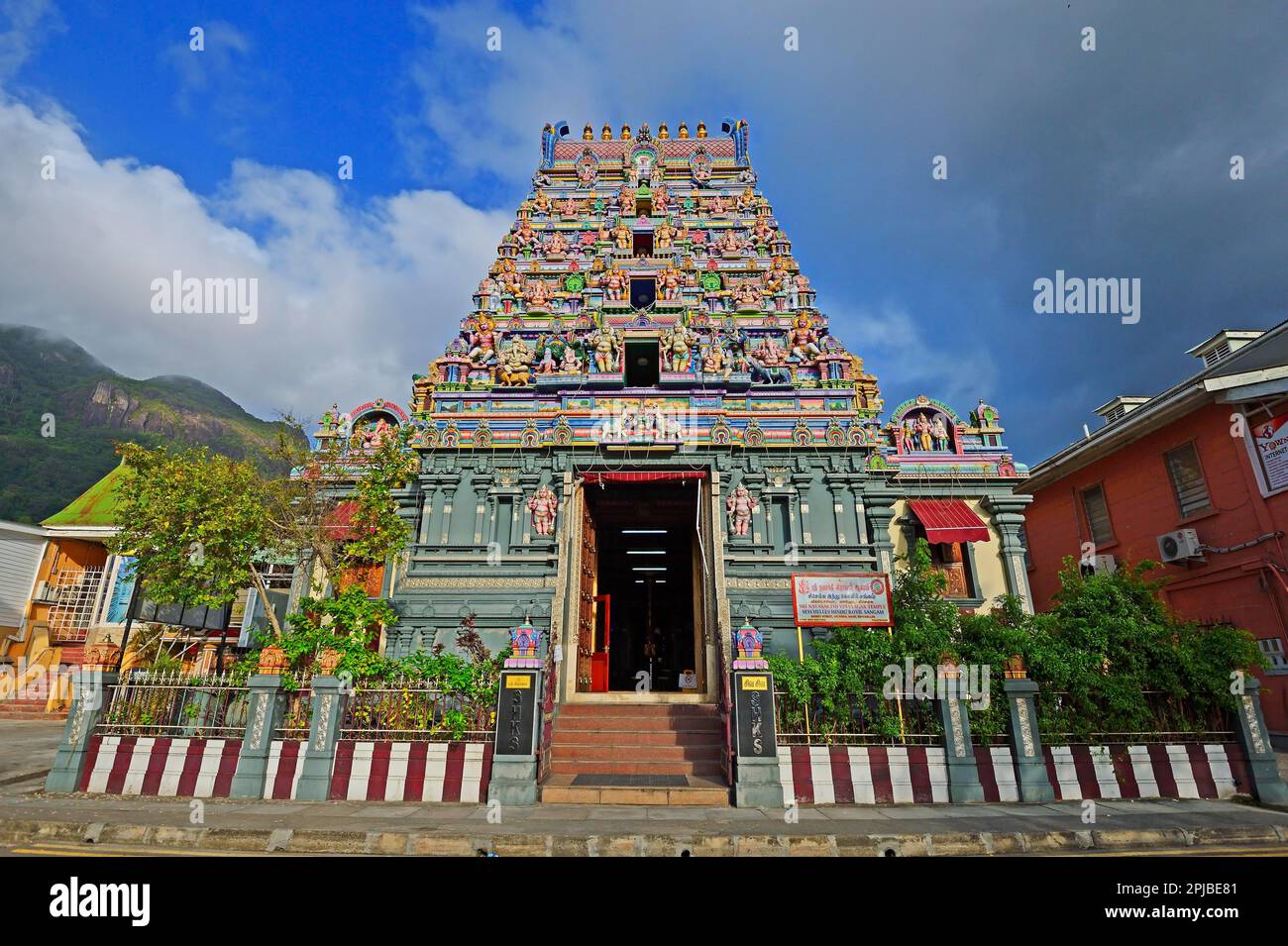 Hindu temple, Arulmigu Navasakti Vinayagar temple, capital Victoria ...