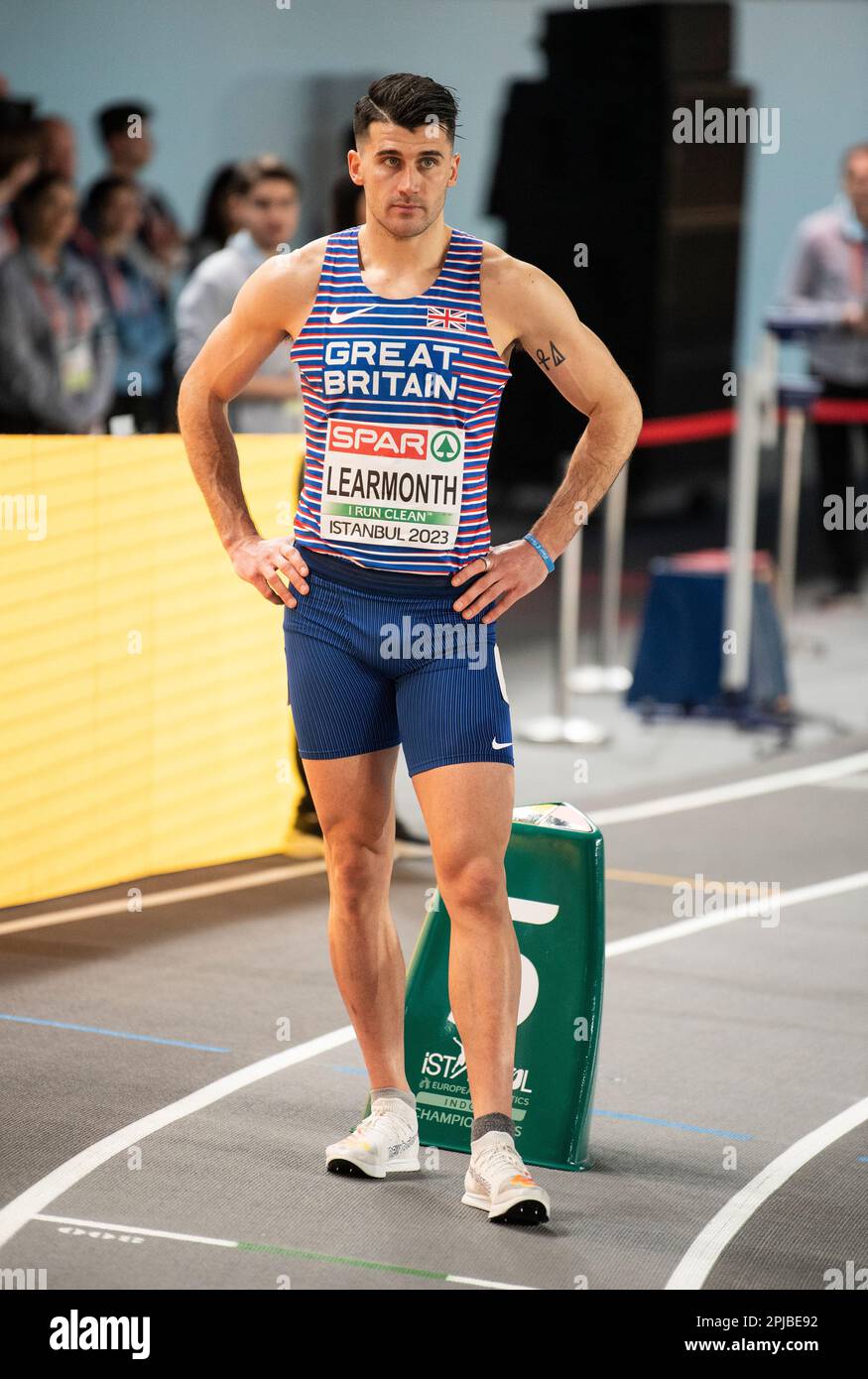 Guy Learmonth of Great Britain & NI competing in the men’s 800m heats ...