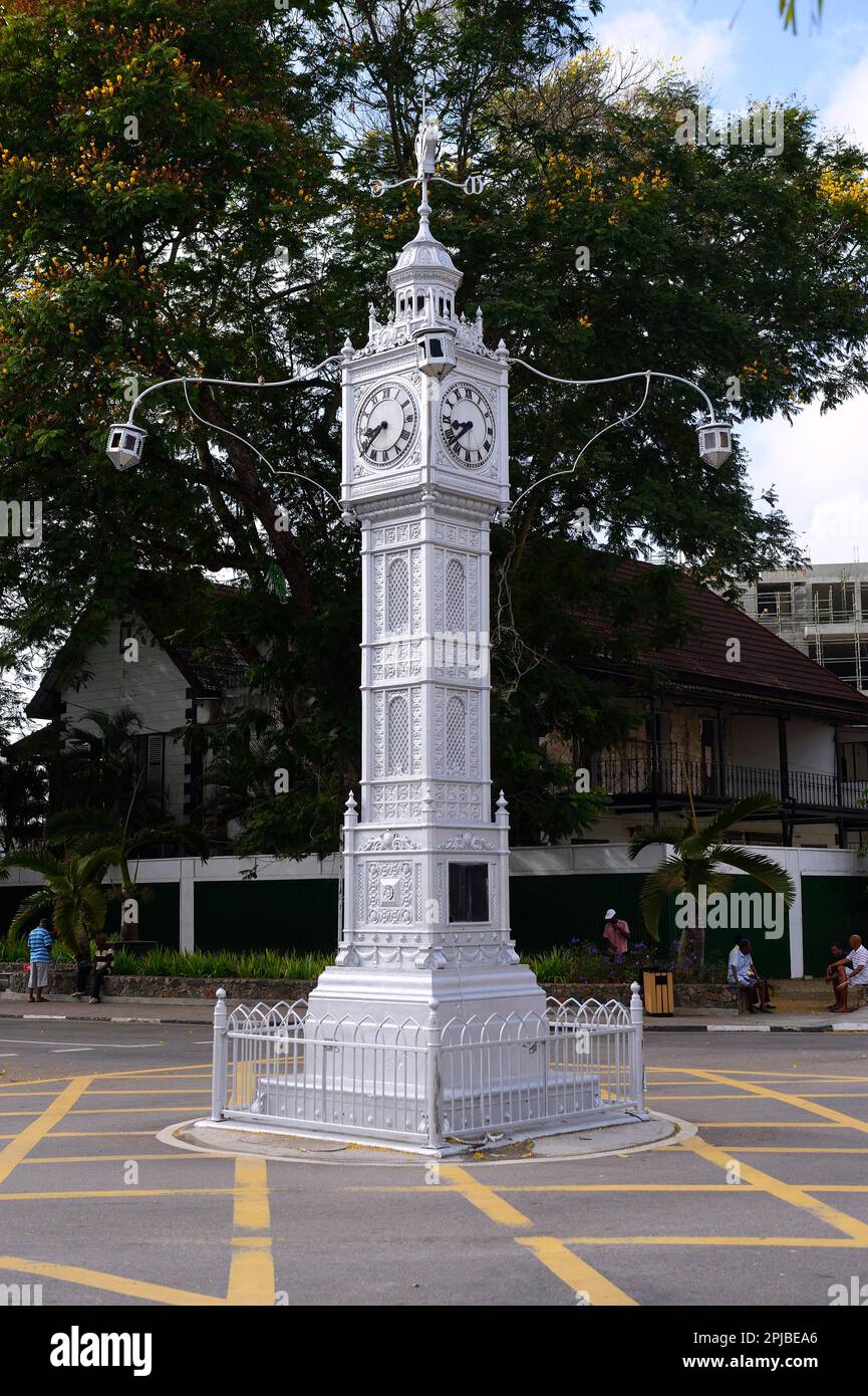 Clock Tower on the corner of Albert Street and Independence Avenue ...