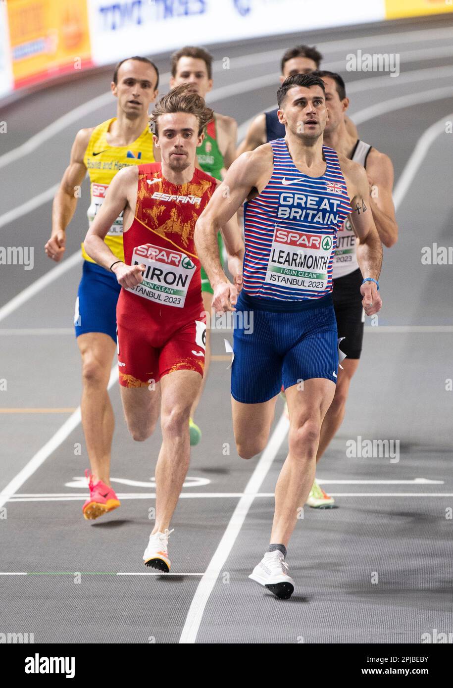 Guy Learmonth of Great Britain & NI competing in the men’s 800m heats ...
