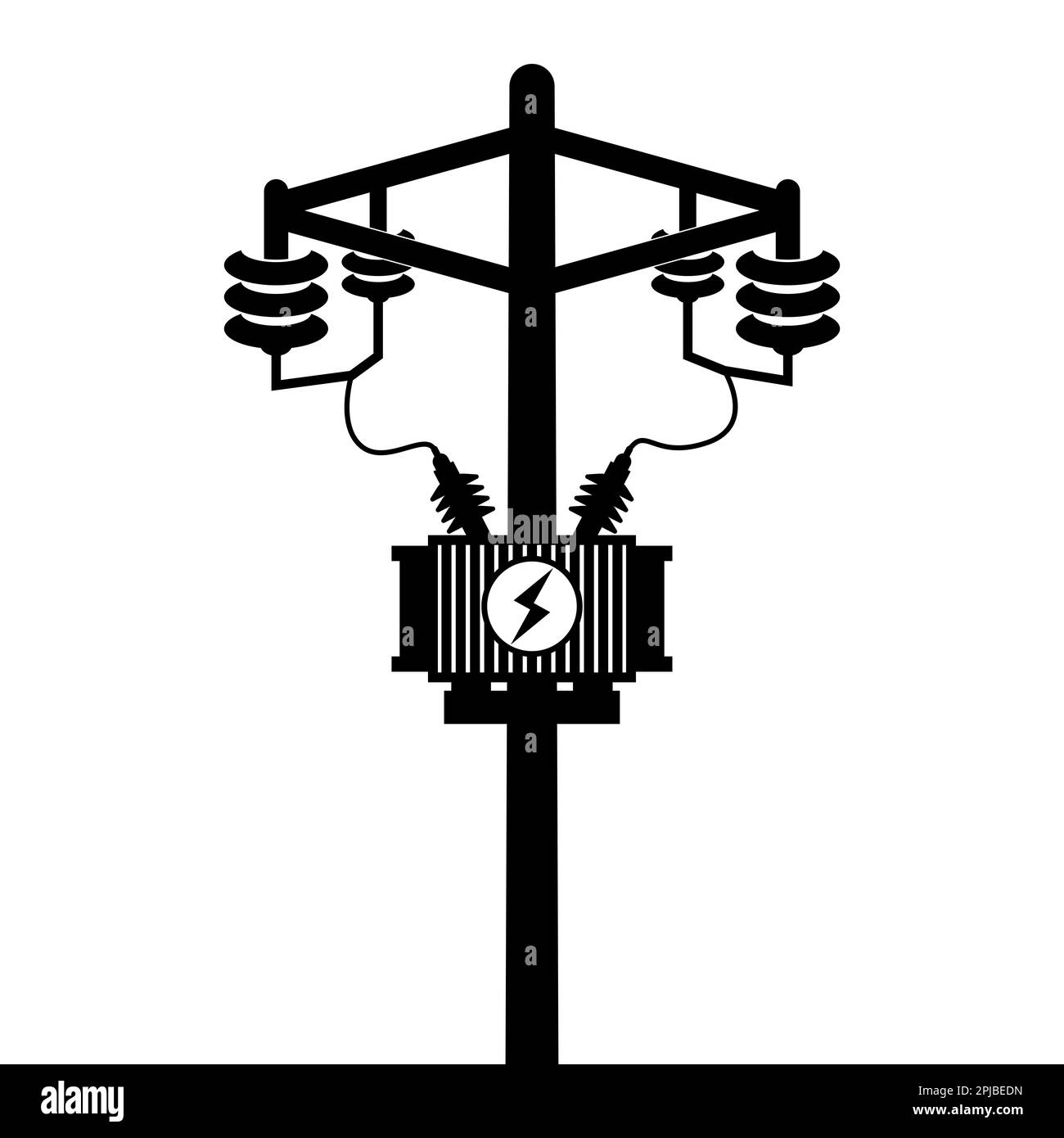 electric pole icon vector illustration symbol design Stock Photo - Alamy