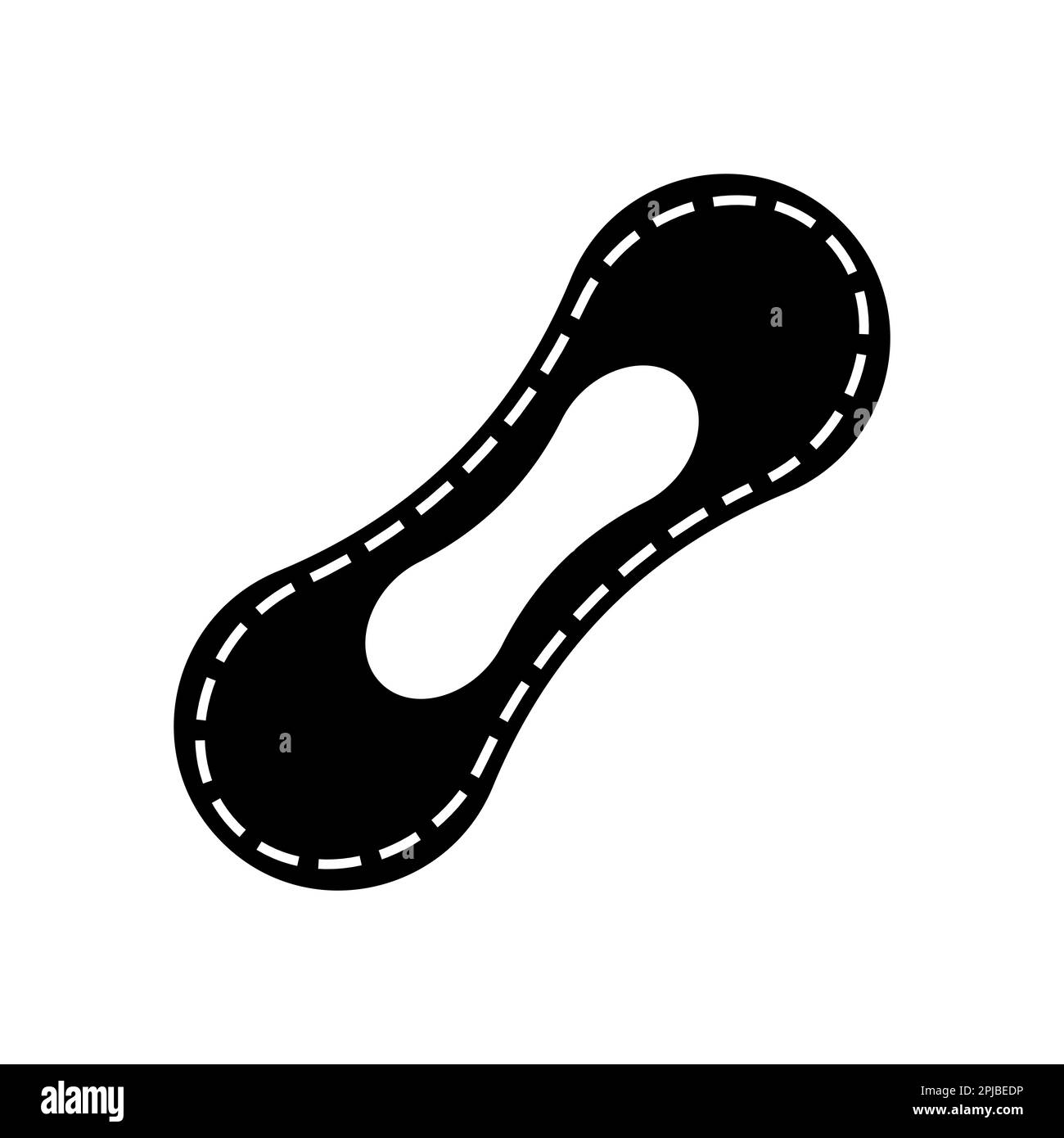 sanitary pad icon vector illustration symbol design Stock Photo - Alamy