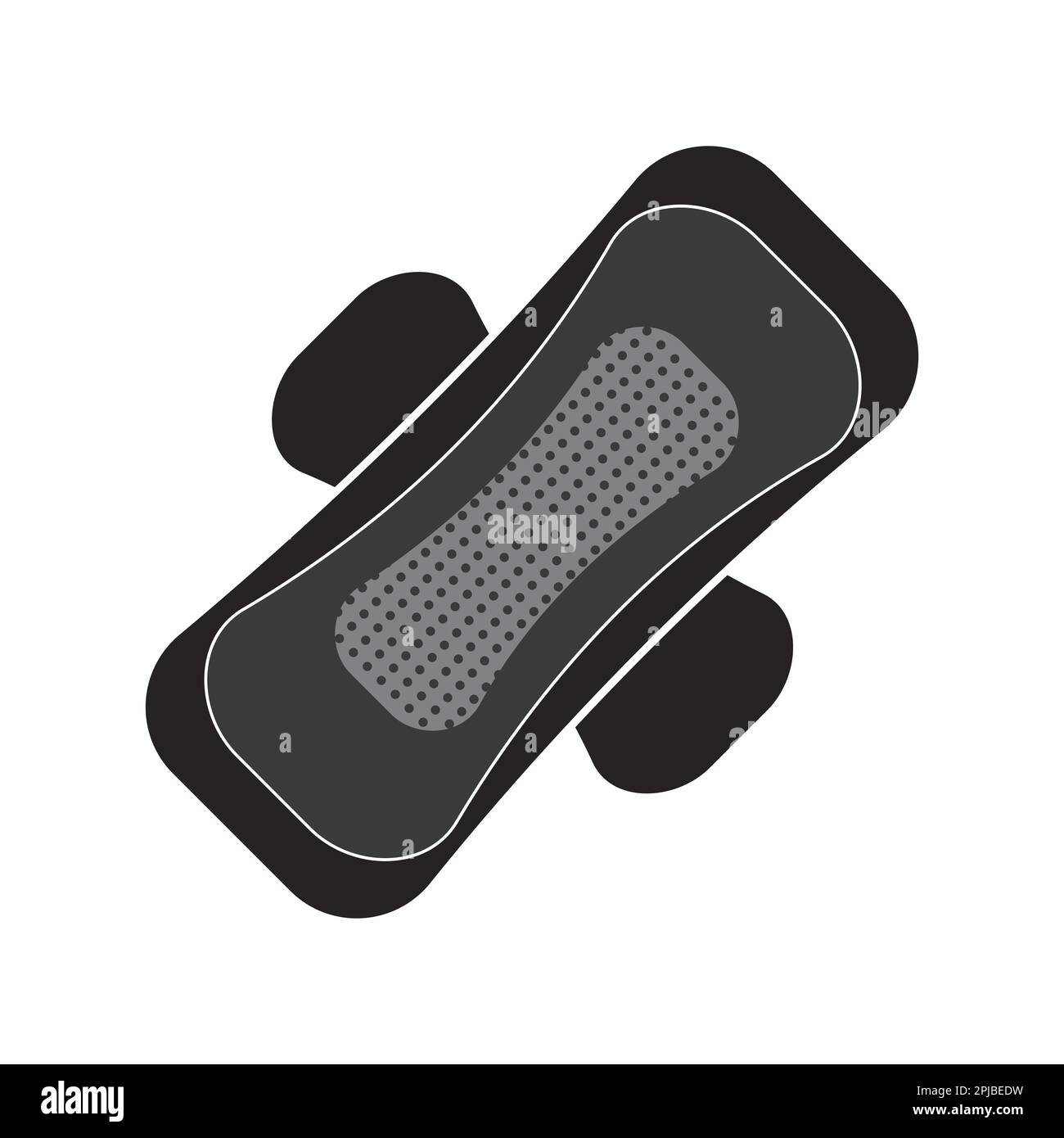 sanitary pad icon vector illustration symbol design Stock Photo - Alamy