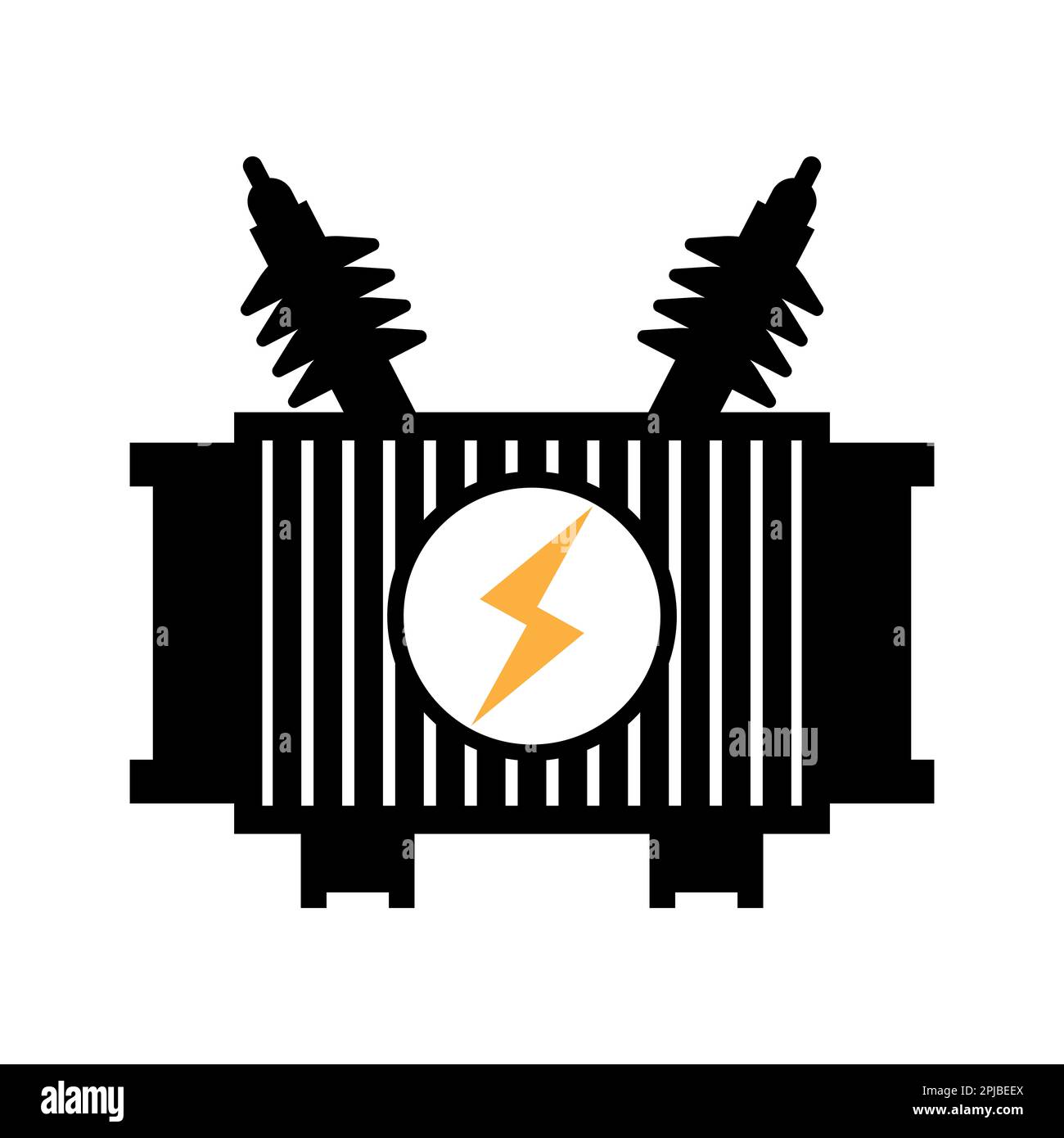high voltage electrical transformer icon vector symbol design Stock ...